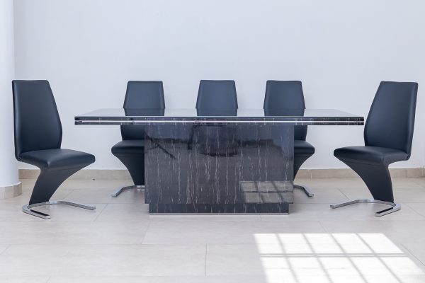 DIVANO Dining Table + 8 Chairs - Furniture Palace