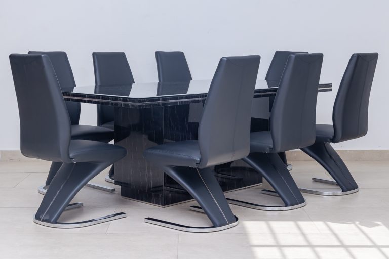 DIVANO Dining Table + 8 Chairs - Furniture Palace