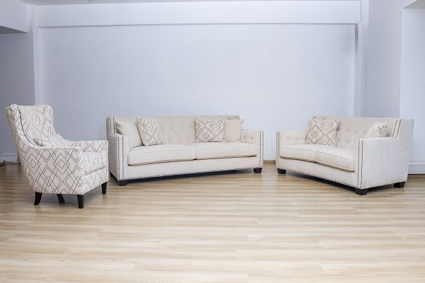 COSTERA 7 Seater Fabric Sofa (3+2+1+1) - Furniture Palace
