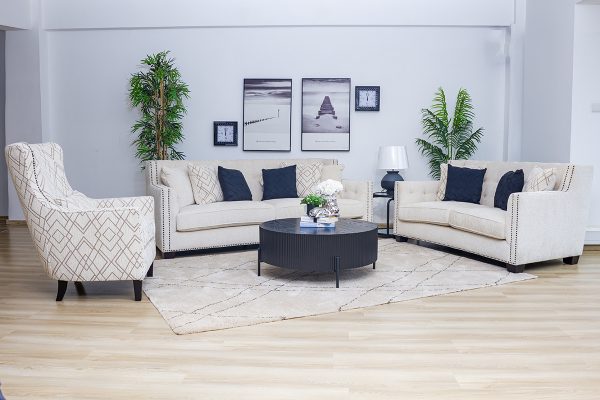 COSTERA 7 Seater Fabric Sofa (3+2+1+1) - Furniture Palace