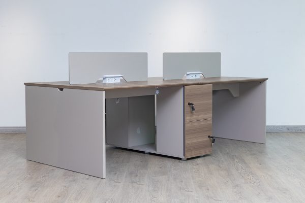 53FLM451 - 4 WAY WORKSTATION - Furniture Palace